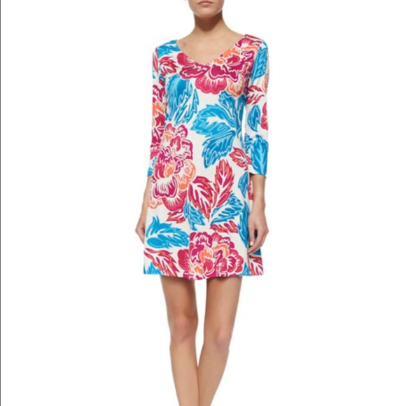 Diane Von Furstenberg | Dresses | Dvf Knit Silk Kaden Dress In Giant ...